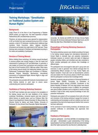 Jirga Monitor #9 (August 2013, English) | PDF