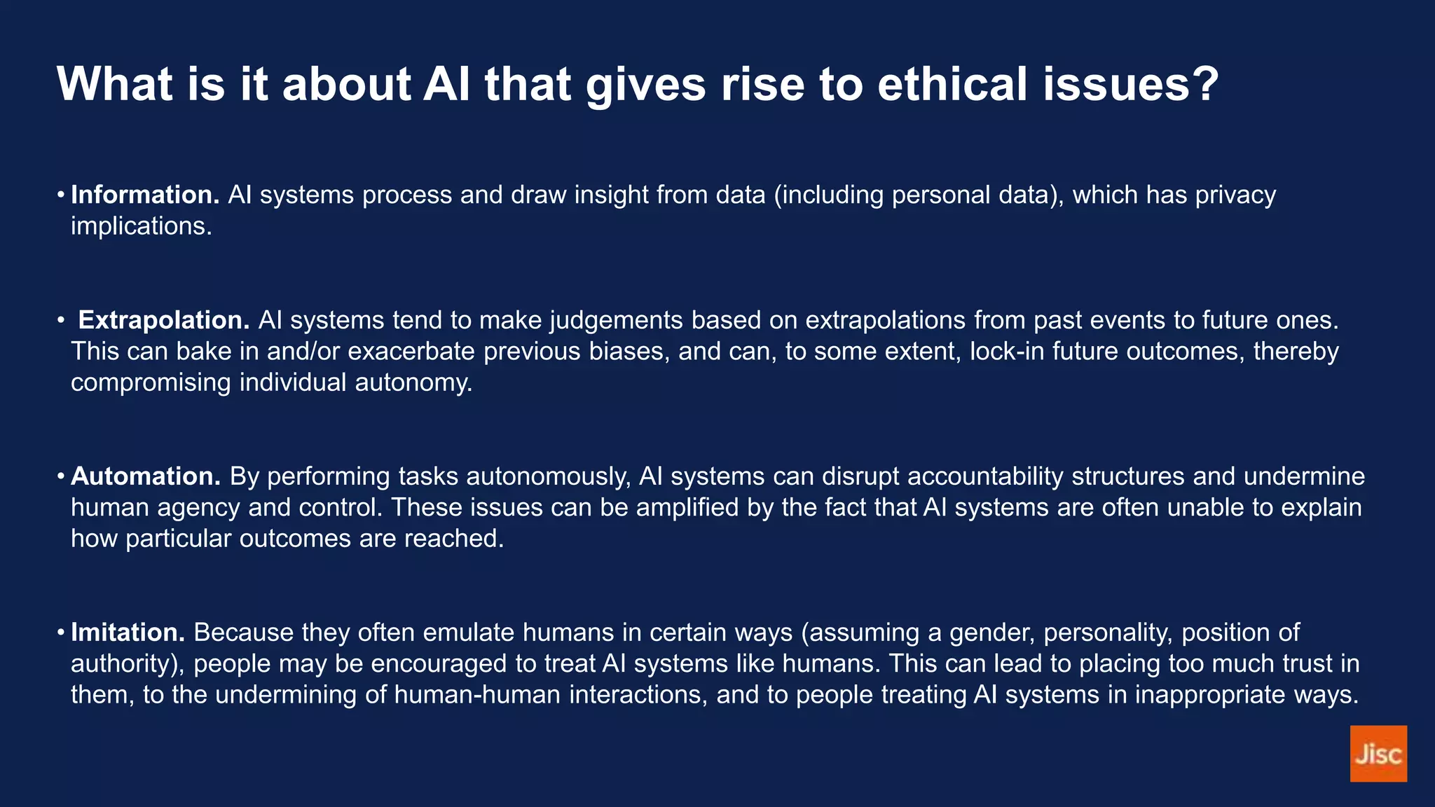 An introduction to the ethics of AI in education | PPTX