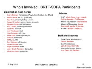 Blue Ribbon Task Force on Sustainable Digital Preservation | PPT