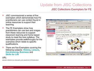 JISC Collections Update | PPT