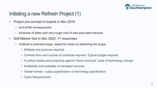Tech 2 Tech - My network refresh | PPTX