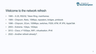 Tech 2 Tech - My network refresh | PPTX