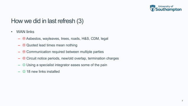 Tech 2 Tech - My network refresh | PPTX