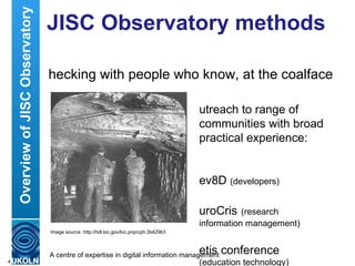 JISC Observatory: Horizon Scanning for Higher & Further Education | PPT