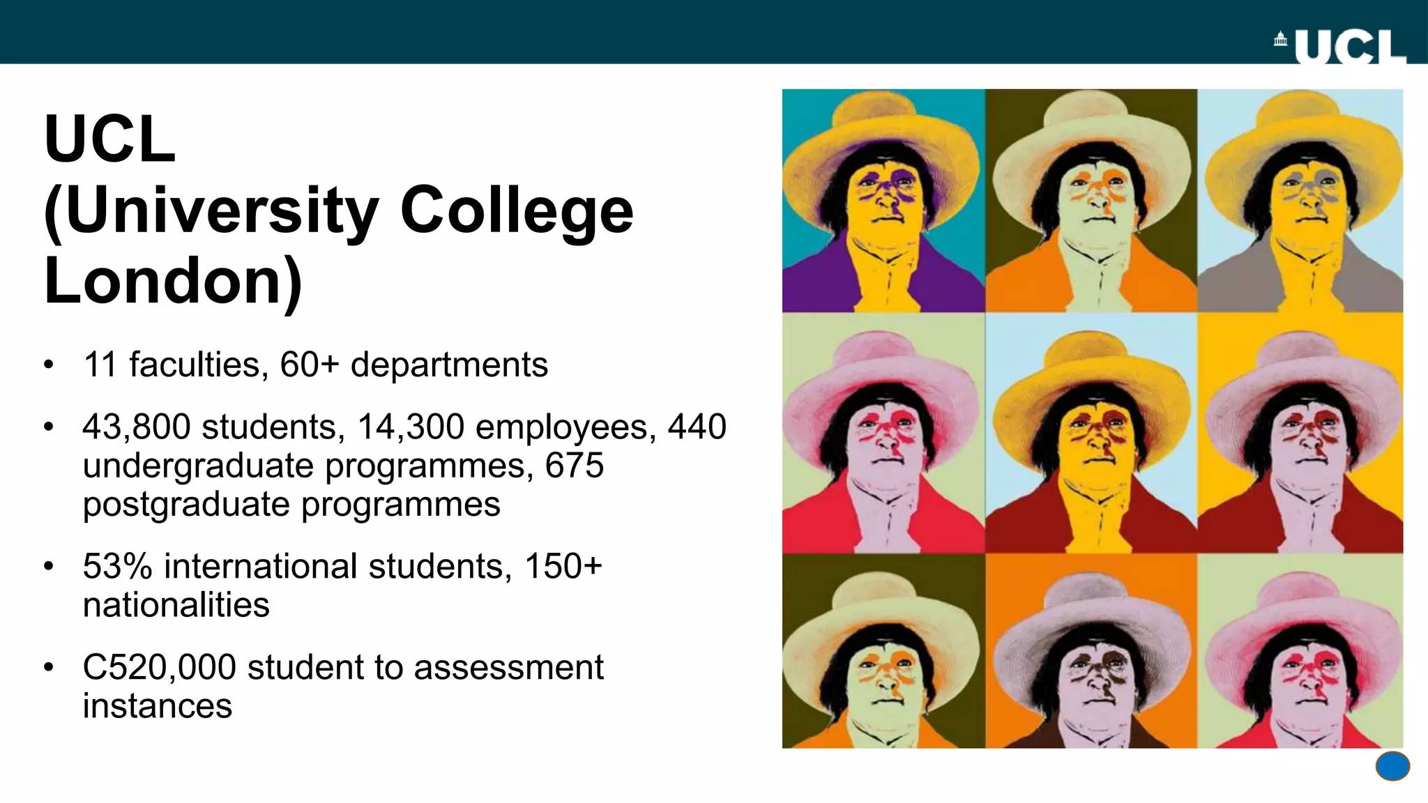 The UCL assessment journey | PPTX | Educational Assessment | Education