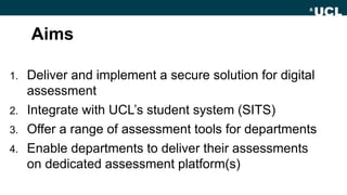 The UCL assessment journey | PPT
