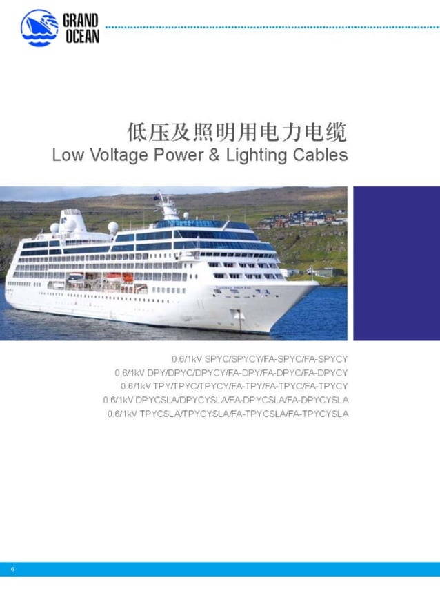 Shipboard Cable JIS C3410 Standard / Grand Ocean Marine | PDF