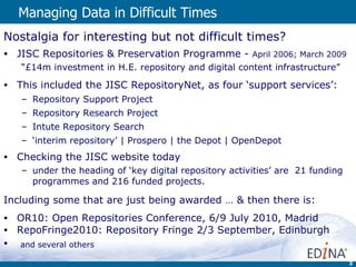 Repositories Update (UK) | PPT | Databases | Computer Software and ...