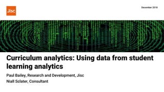 Curriculum analytics: Using data from student learning analytics | PPT
