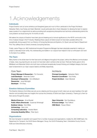 JISC - Project Erewhon Final Report | PDF