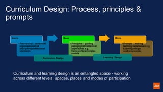 Approaches to curriculum and learning design | PPT