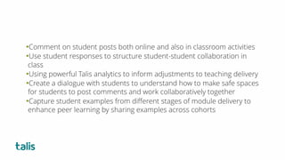 Talis Elevate - making learning visible | PDF
