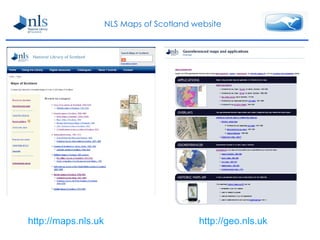 The NLS Historical Maps API - Chris Fleet | PPT
