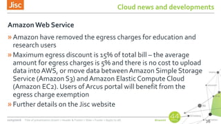 Jisc and janet network updates from network operations, operational ...