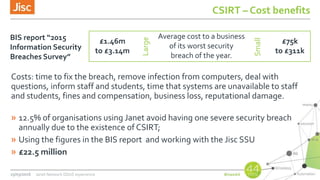 Jisc and janet network updates from network operations, operational ...
