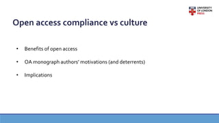 Why is Open Access for Monographs Important for Researchers? | PPT