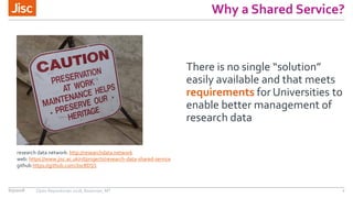 Jisc Research Data Shared Service - a Samvera case study | PDF