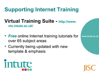 Intute Update | PPT