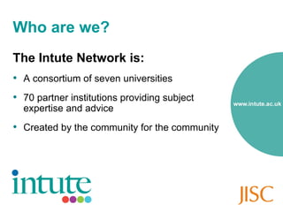 Intute Update | PPT