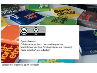 Using open textbooks in FE and HE | PPT