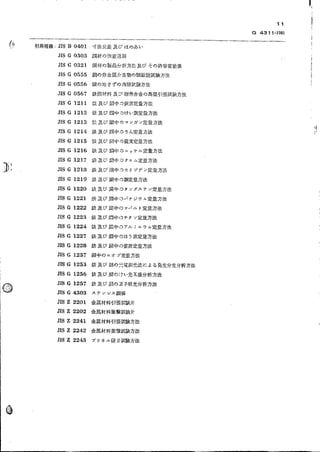 Jis g4311 81 | PDF