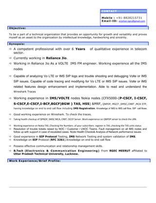 IMS Engineer Seeking Growth Opportunity | PDF