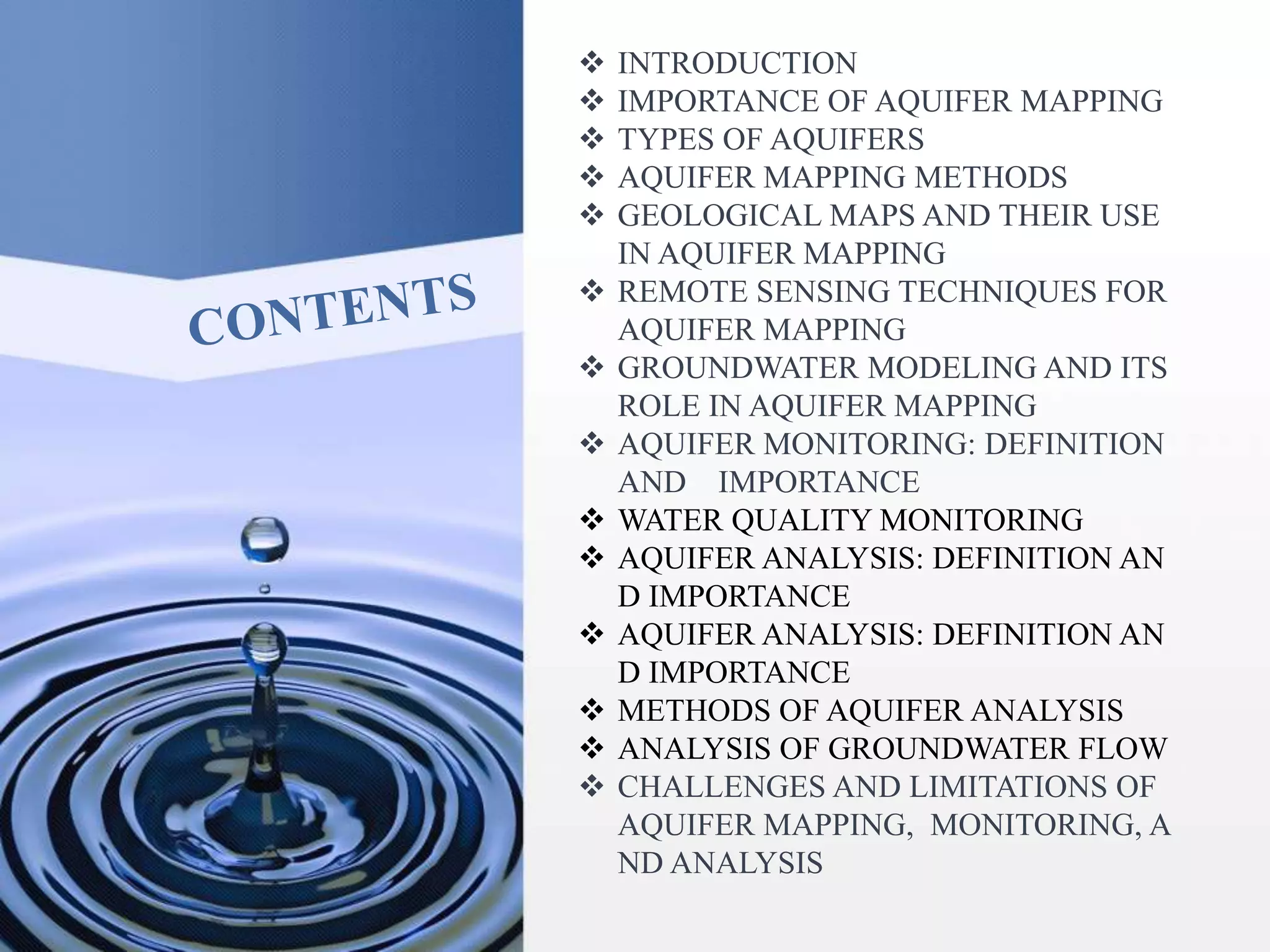 AQUIFER MAPPING, MONITORING, AND ANALYSIS.pptx
