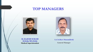 Jishnu organiations study at pvs hospital | PPTX