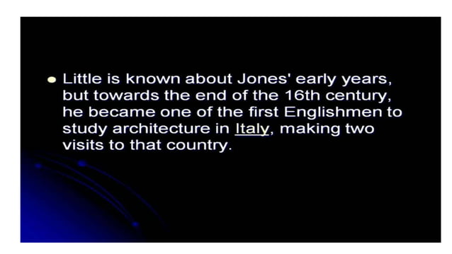 contributions of inigo jones.pptx | Free Download