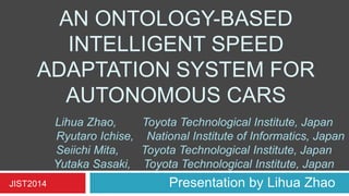 Intelligent Speed Adaptation