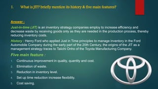 just in time | PPT