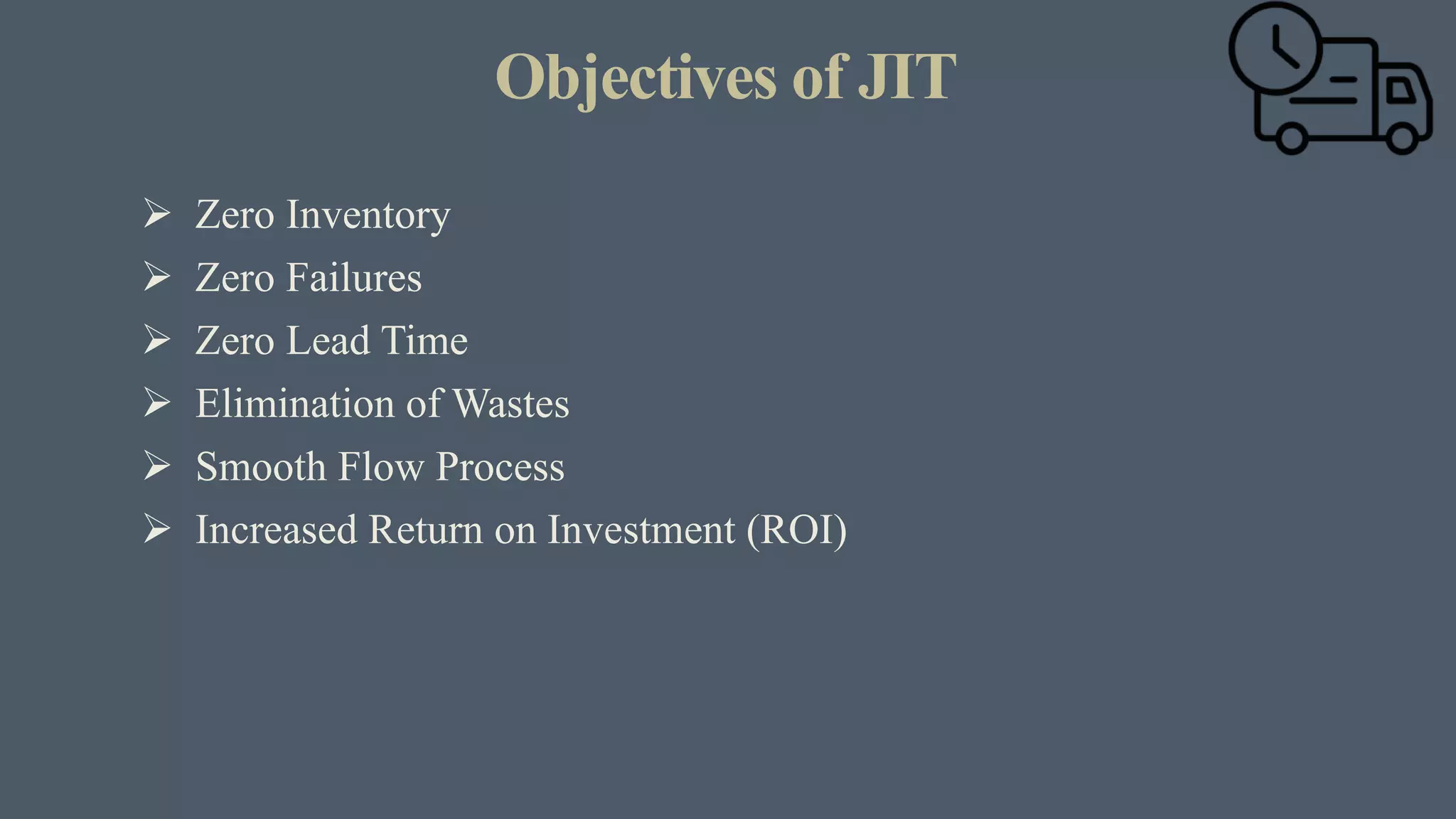 Just In Time (JIT) | PPTX