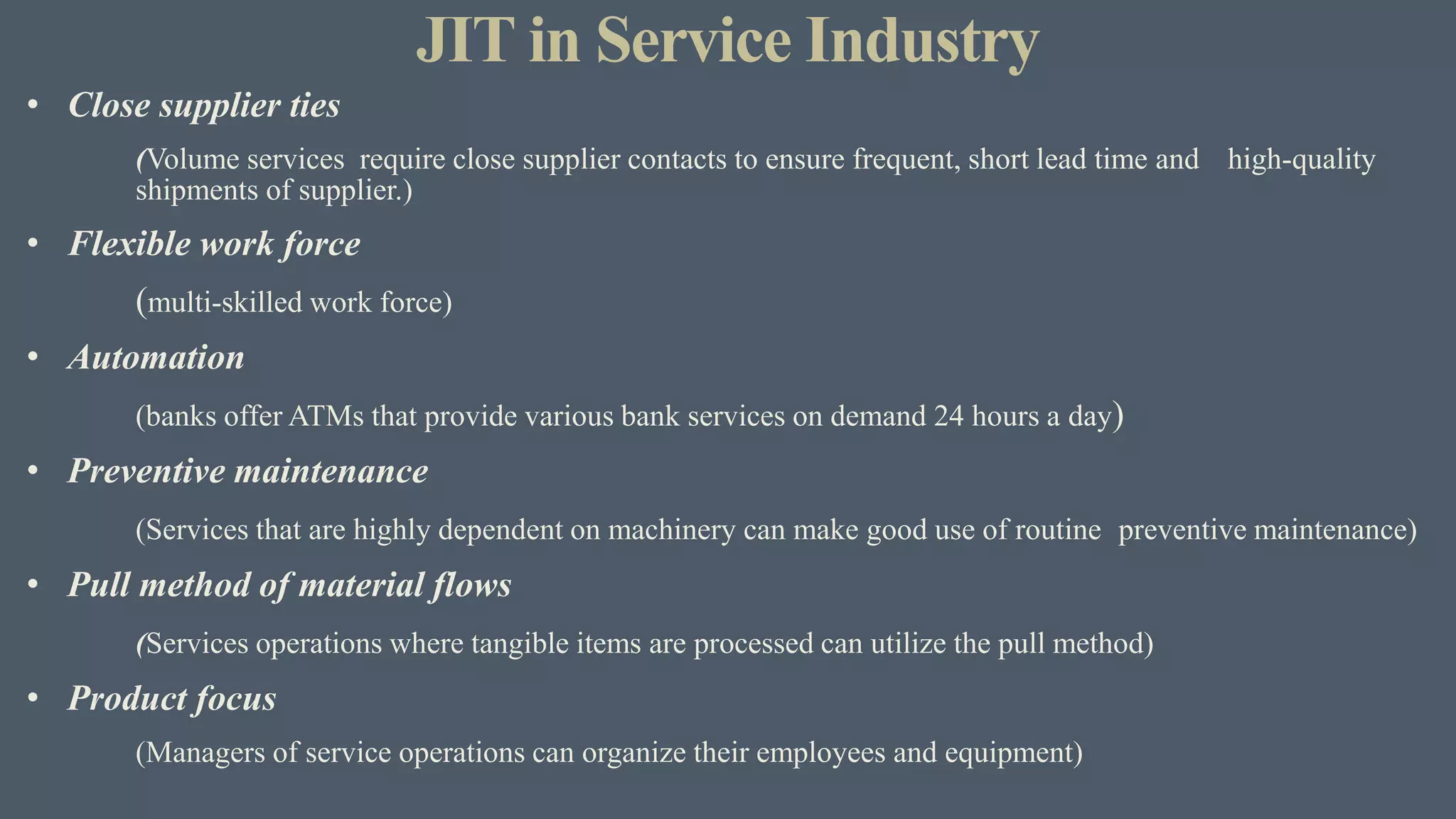 Just In Time (JIT) | PPTX