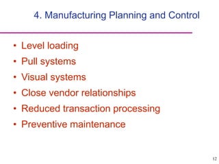 jit just in time in lean manufacturing by | PPT | Mechanical and ...