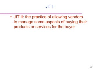 jit just in time in lean manufacturing by | PPT | Mechanical and ...