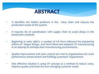 Just In Time Analysis | PPTX