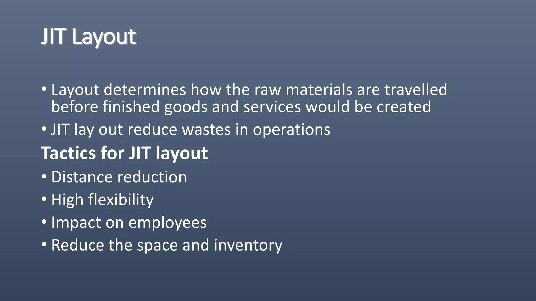 JIT and lean operations | PPTX