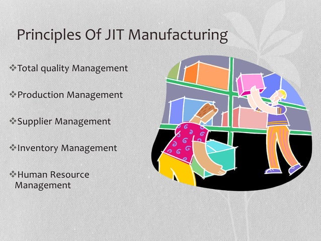 PPT ON Just in time technique (JIT) | PPTX | Mechanical and Industrial Engineering Industry ...