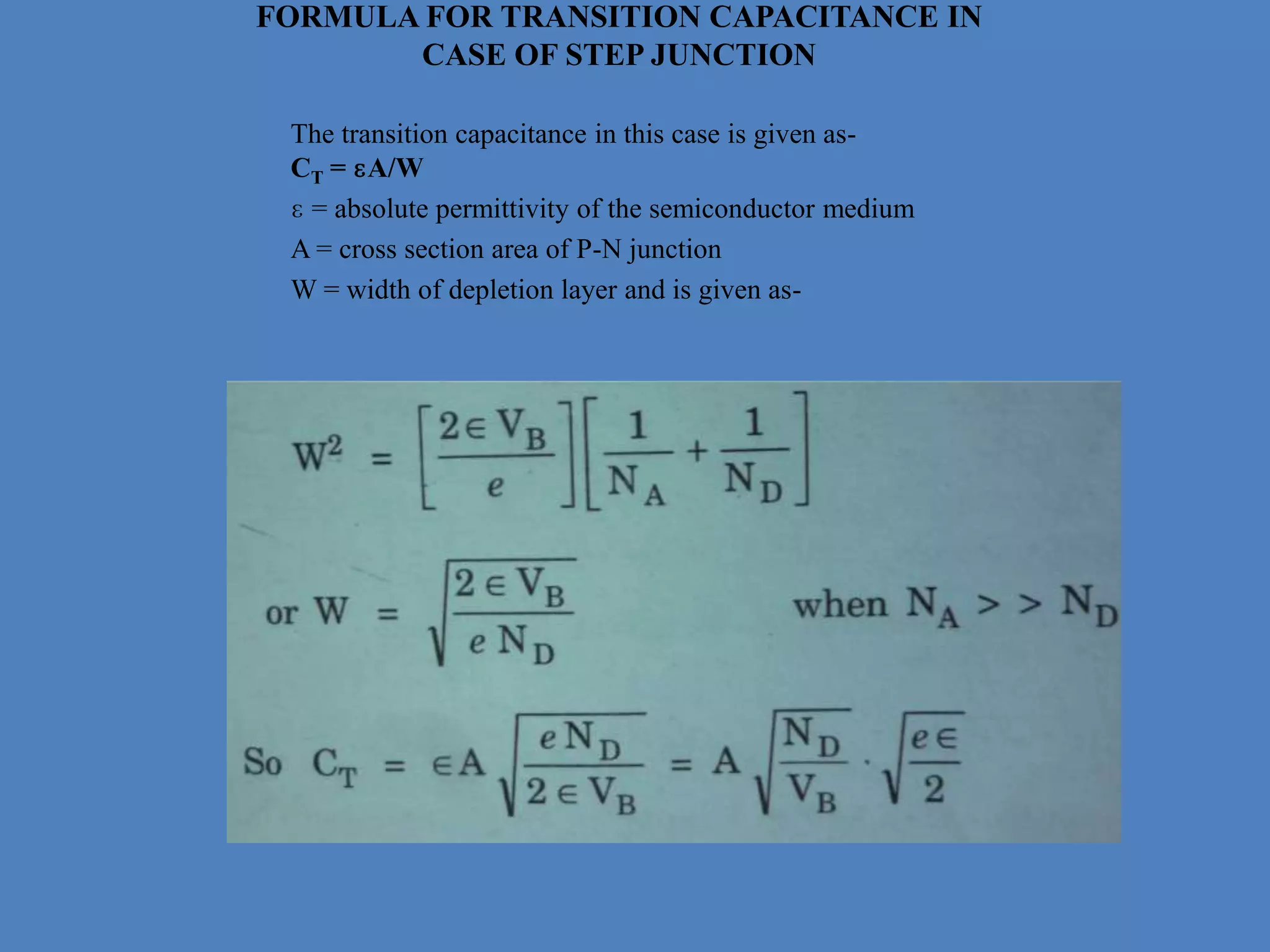 Analog Electronics ppt on Transition & diffusion capacitance by Being topper | PPTX