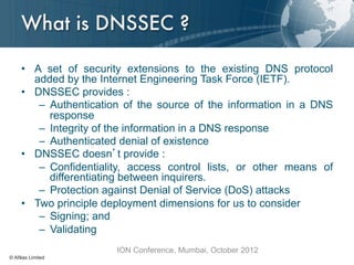 ION Mumbai - Jitender Kumar: DNSSEC | PDF