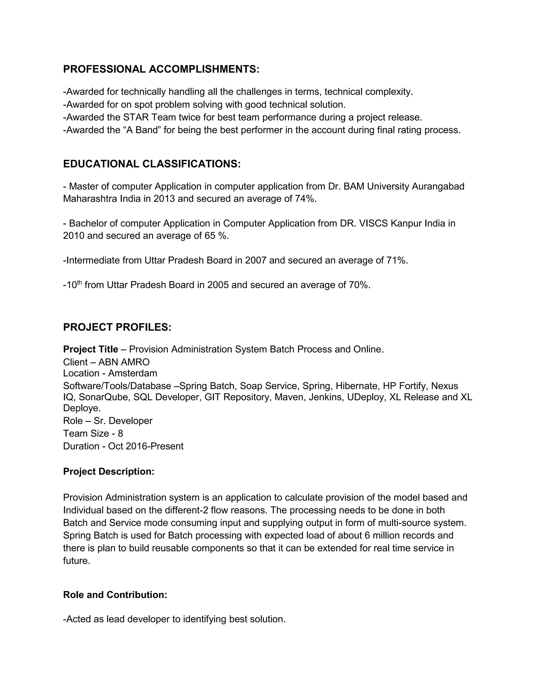 Jitendra resume 2018 | PDF
