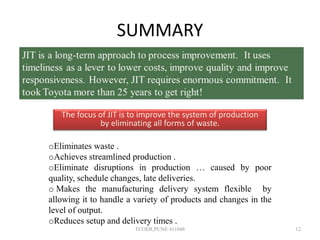 Jit ppt with case study | PPTX