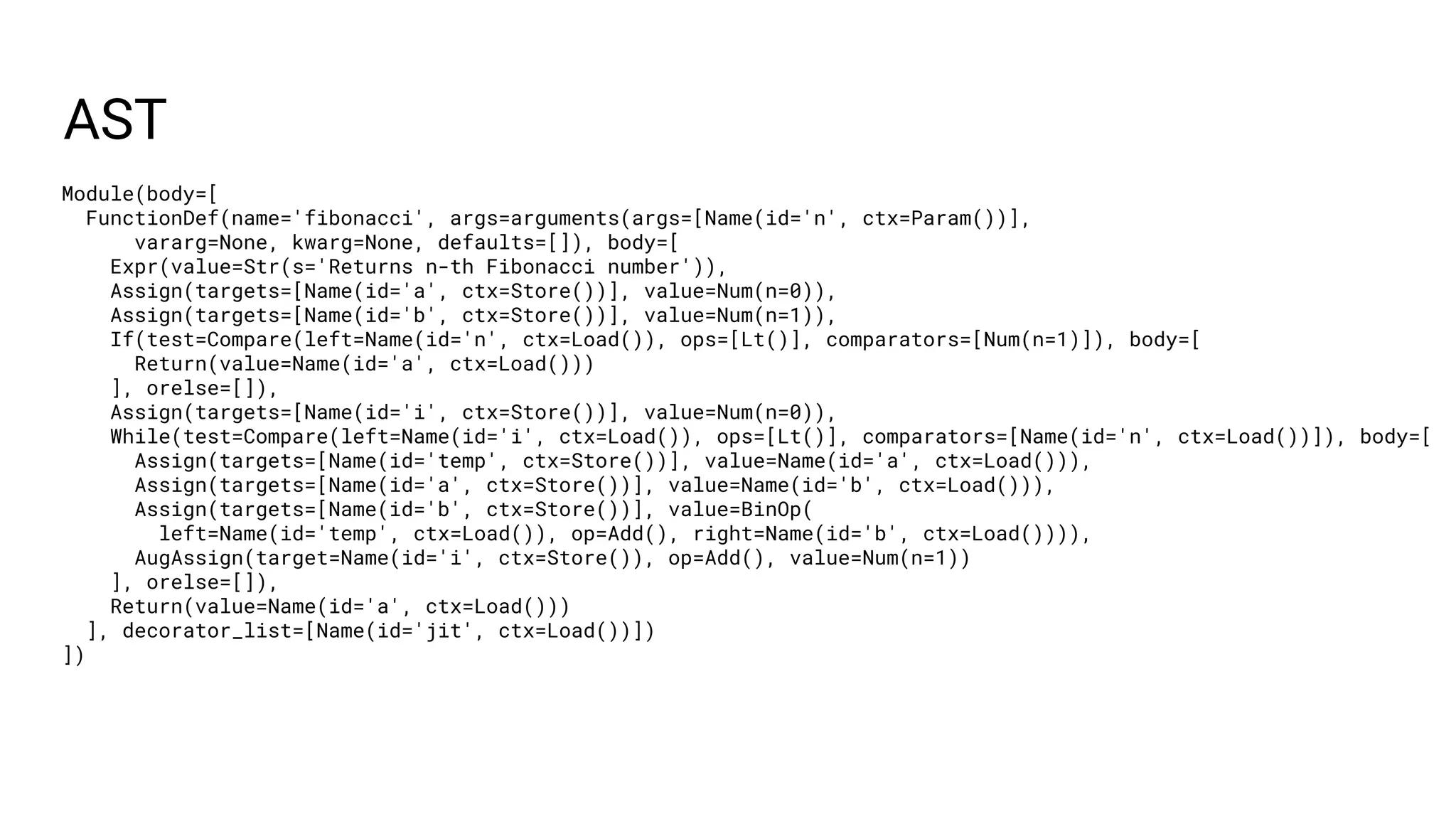JIT compilation for CPython | PDF