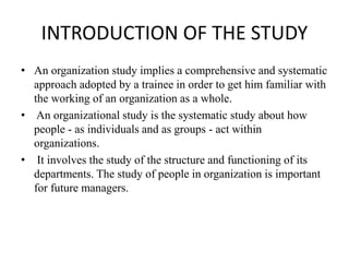 Jithin r organisational study brahmnins | PPT