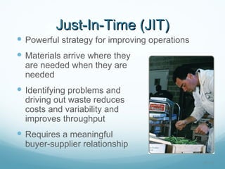 Jit & Lean Operations | PPT