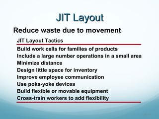 Jit & Lean Operations | PPT