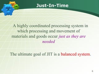 Just In Time production system | PPT