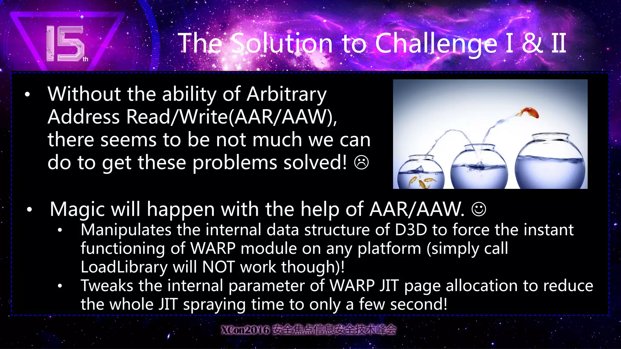 JIT Spraying Never Dies - Bypass CFG By Leveraging WARP Shader JIT ...