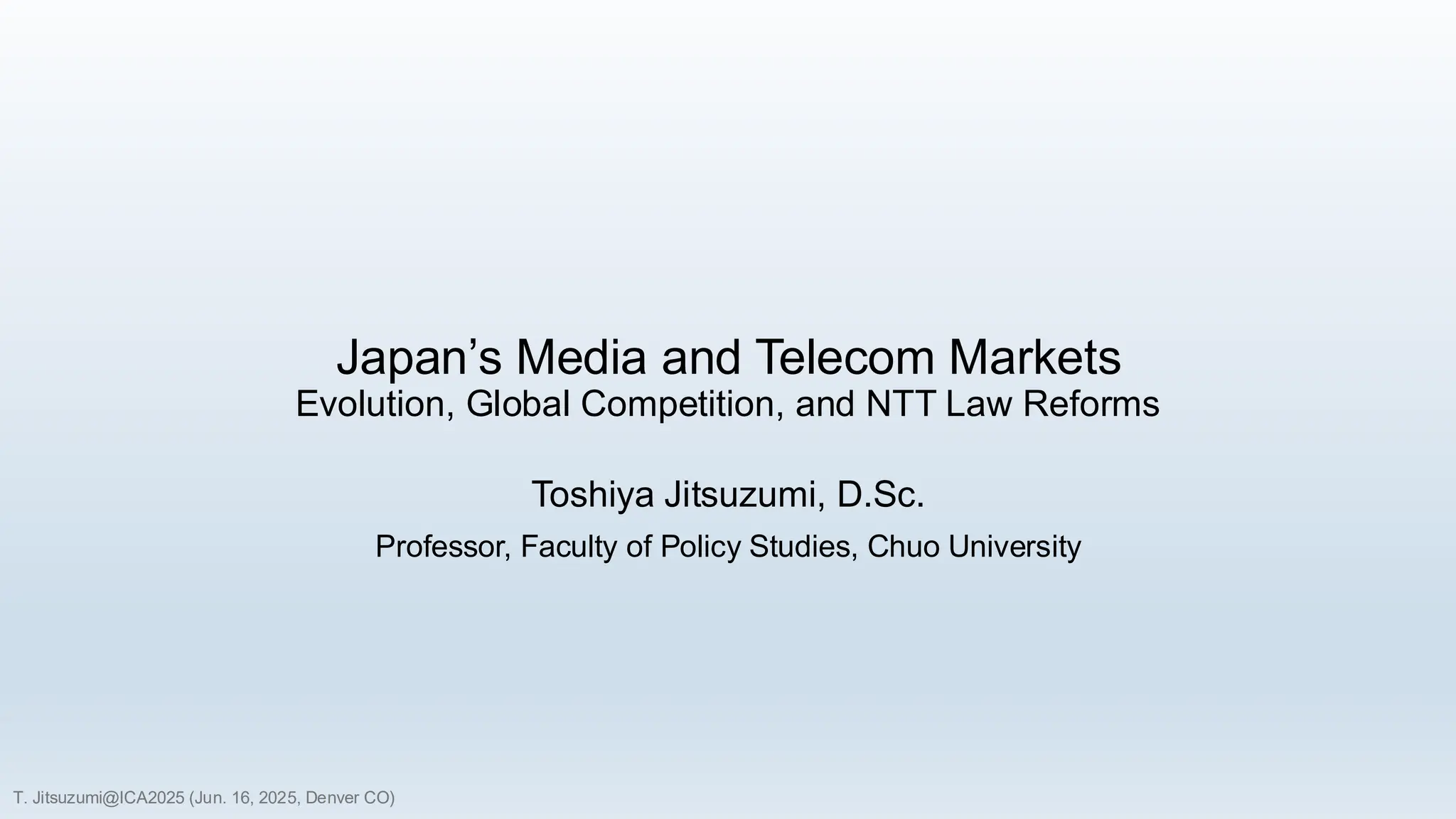 Japan's Media and Telecom Markets: Evolution, Global Competition, and ...
