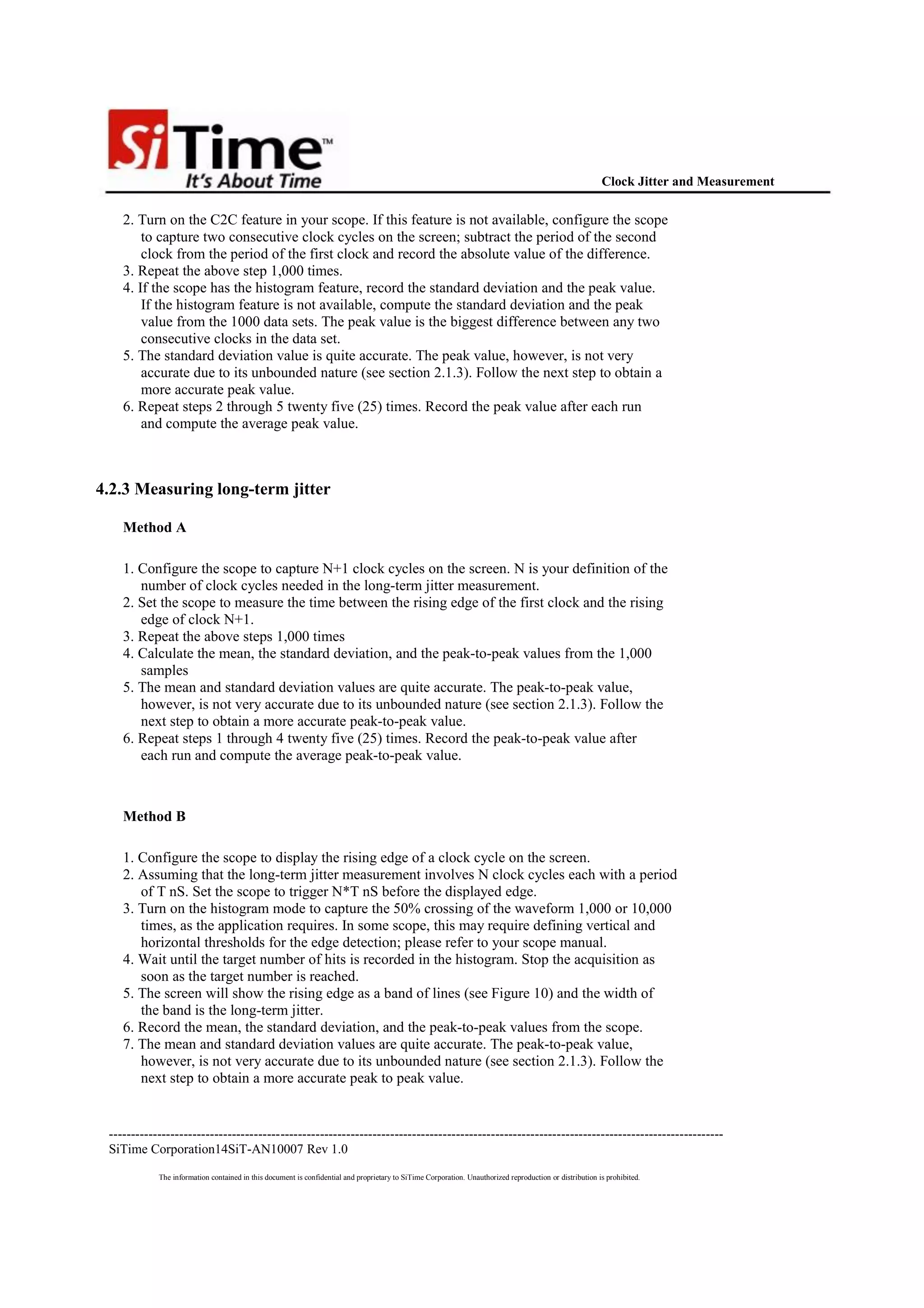Clock Jitter and Measurement | PDF | Physics | Science